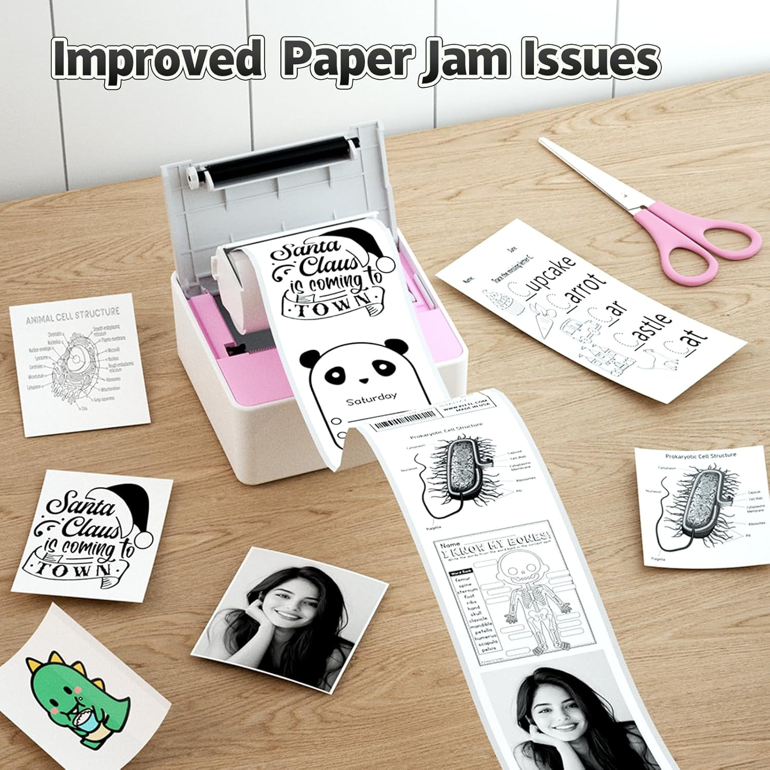 YUYAN-Sticker Printer - Mini Portable Printer Bluetooth Thermal Label ...