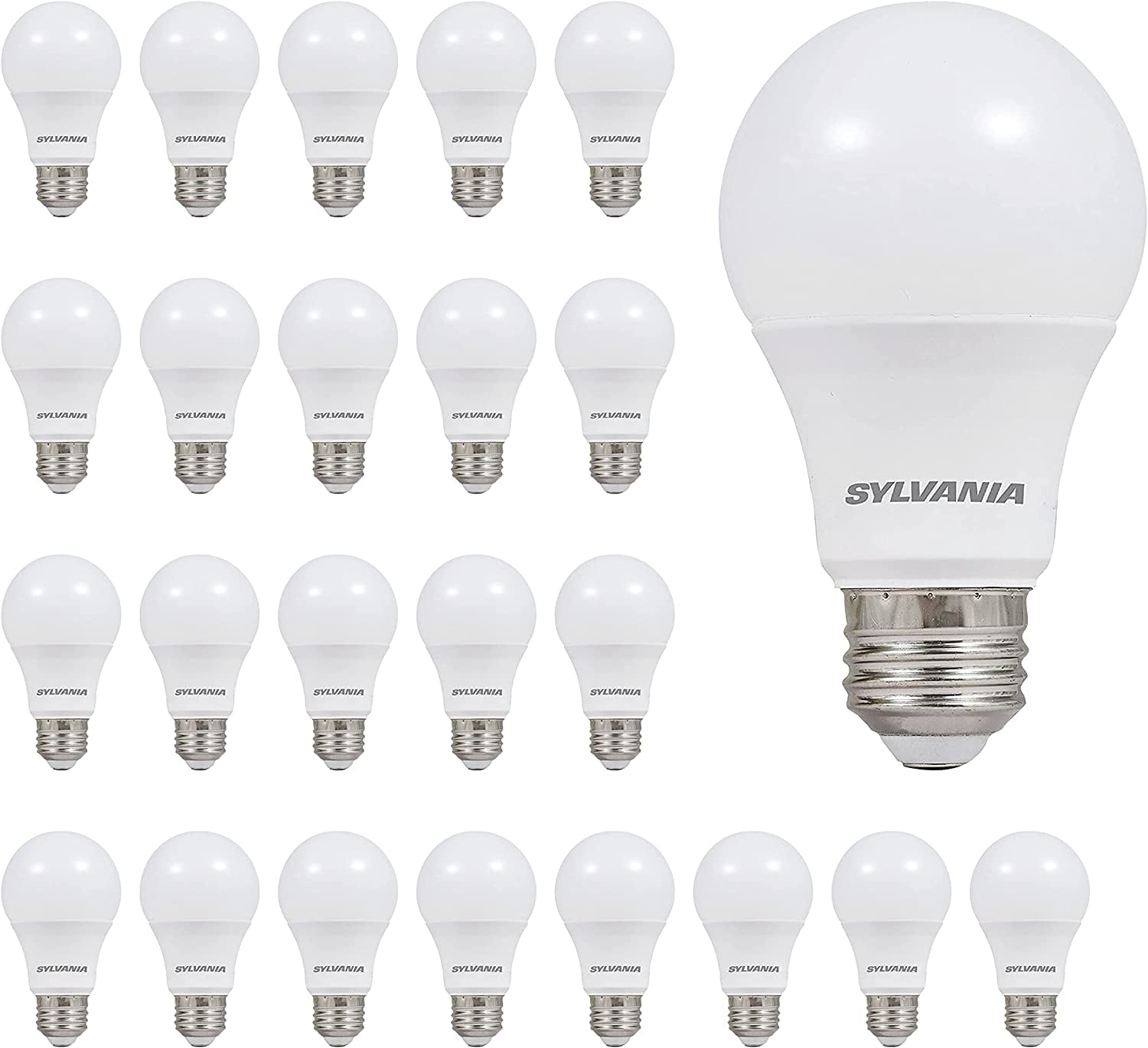 YUYAN-Sylvania LED Light Bulb, 75W Equivalent A19, Efficient 12W ...
