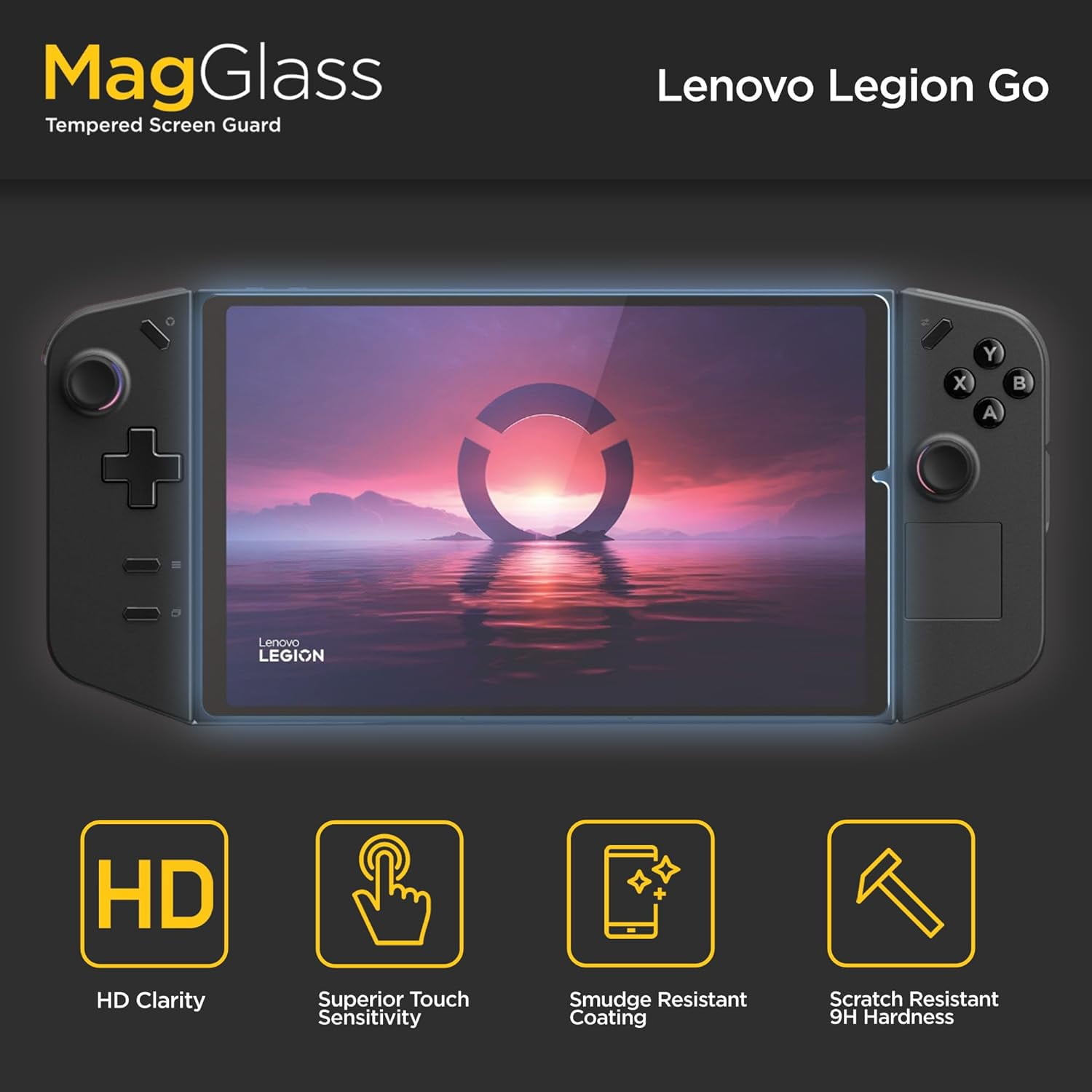 YUYAN-Tempered Glass Designed for Lenovo Legion Go Matte Screen ...