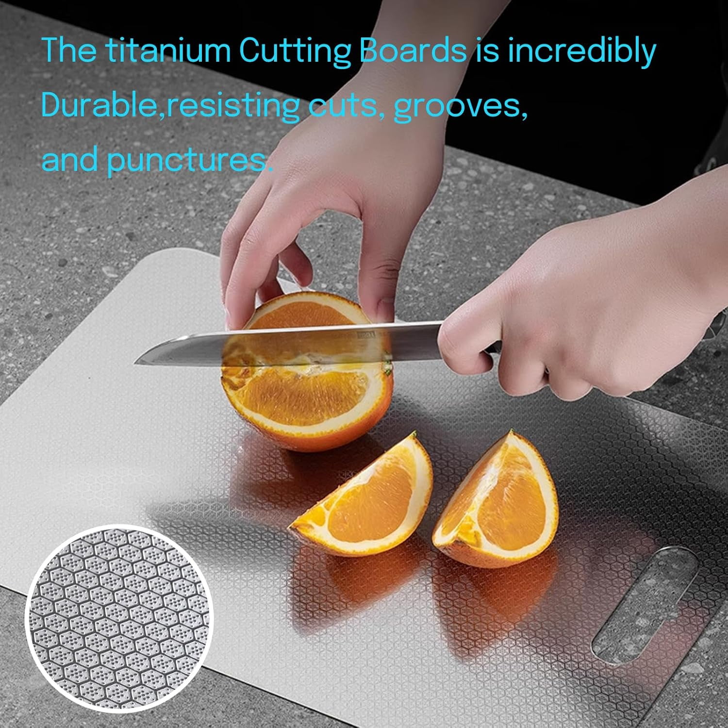 YUYAN-Titanium Cutting Board, 2 Pack Titanium Cutting Boards For ...