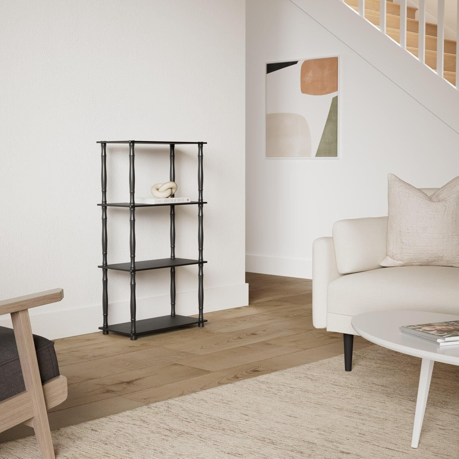 YUYAN-Turn-N-Tube 4-Tier Multipurpose Shelf Display Rack, Classic Tubes ...