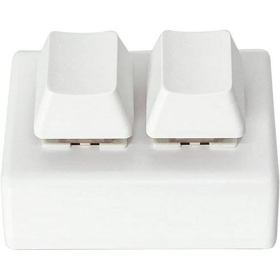 YUYAN-USB 2-Key Mini Keypad One-Handed Mechanical Gaming Keyboard ...