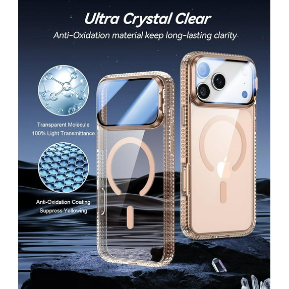 YUYAN-[Upgraded Full Camera Protection] for iPhone 17 Pro Case with ...