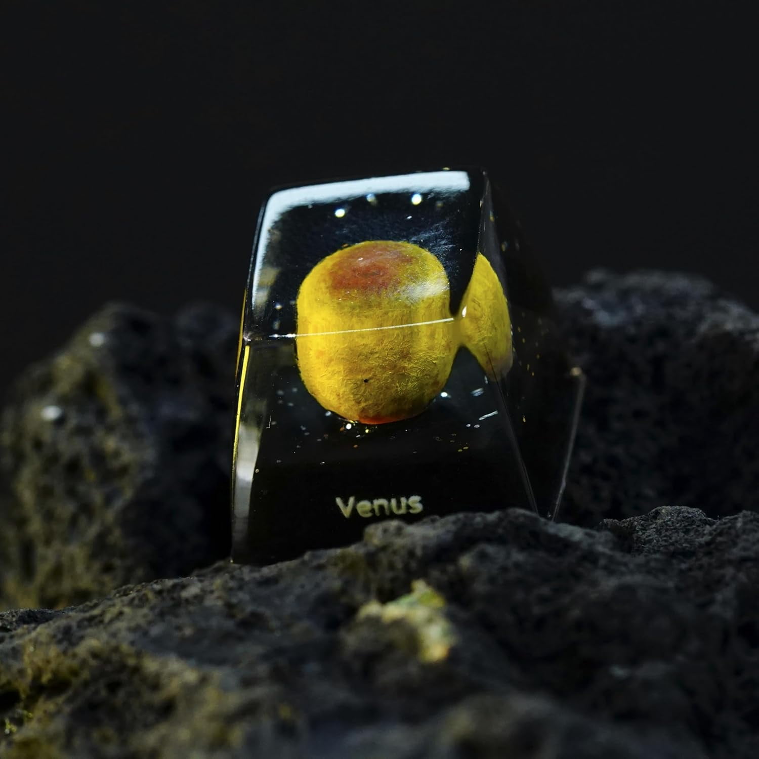 YUYAN-Venus Planet Artisan Keycap R1 SA Profile Custom Solar System ...