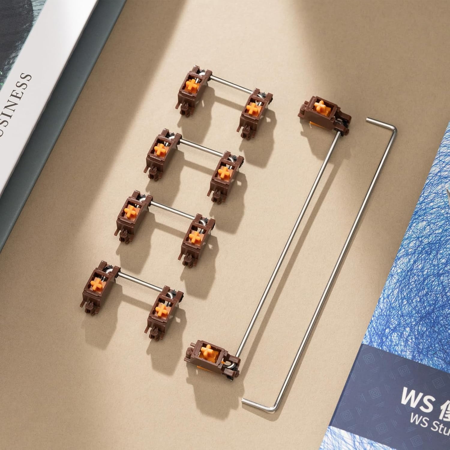 YUYAN-WS Stupid Stabilizer TPU Silicone PCB Mount Snap-in Stabilizers ...