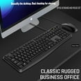 YUYAN-Wired Keyboard and Mouse Combo, Full-Sized Ergonomic Computer ...