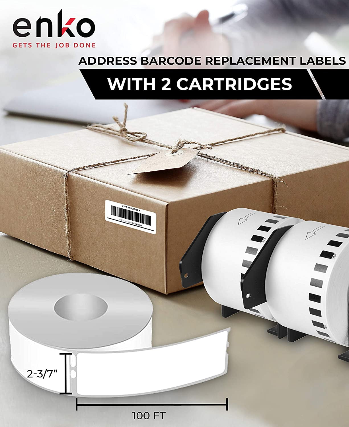 YUYAN-enKo - Compatible DK-2223 Continuous Paper Labels (2 Inch x 100 ...