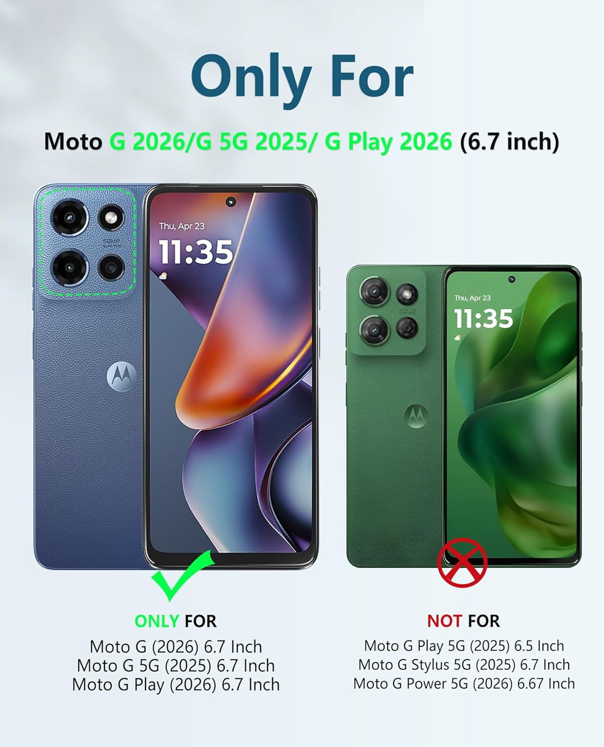 YUYAN-for Moto-G 2026/2025 Case: for Motorola Moto G Play 2026 5G ...