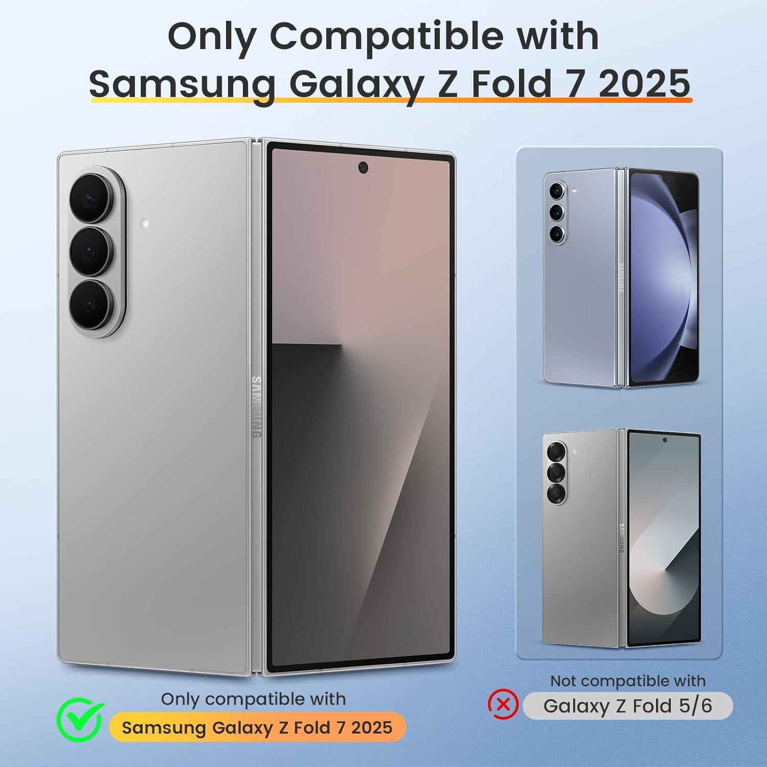 YUYAN-for Samsung Z Fold 7 Case with Screen Protector [Anti-Peeping ...