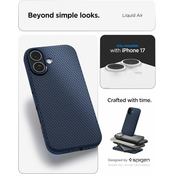 YUYAN-for iPhone 17 Case, Liquid Air [TPU Covered Camera Control] [No ...