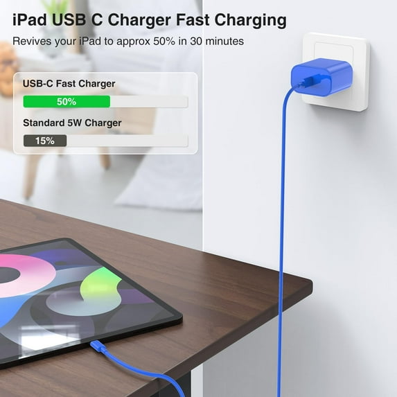 YUYAN-iPhone 16 15 Fast Charger 10ft, USB C Charging Block and Long ...