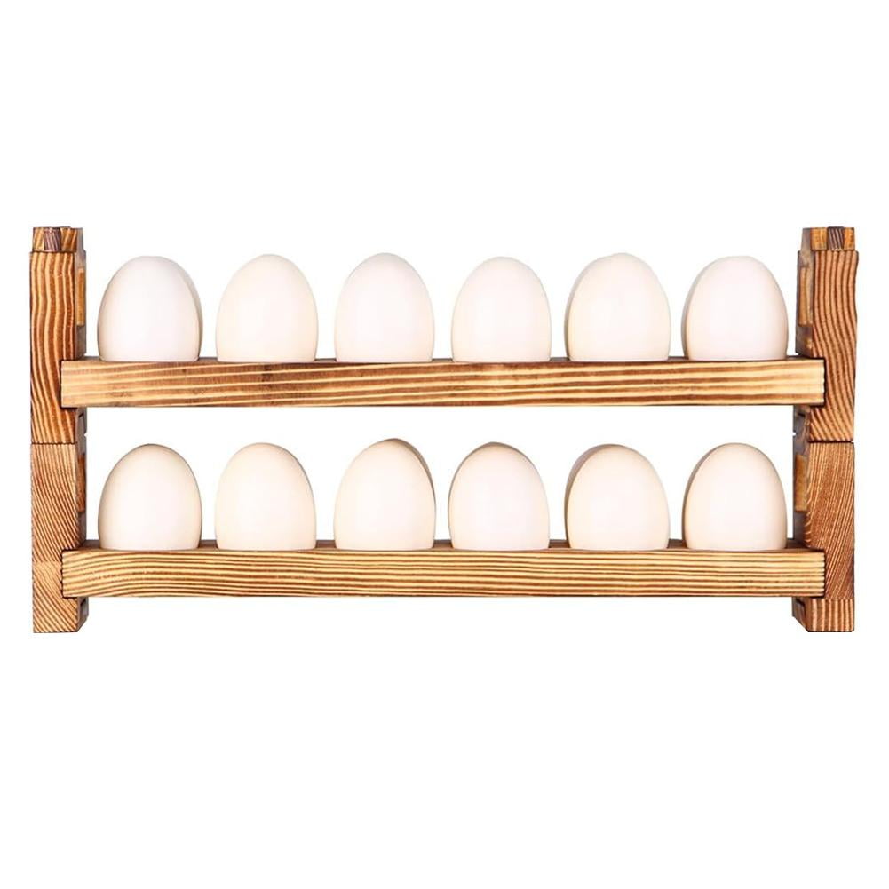 YUYQAQ Egg Holder Countertop,1/2/3 Layer Stackable Egg Storage Basket ...
