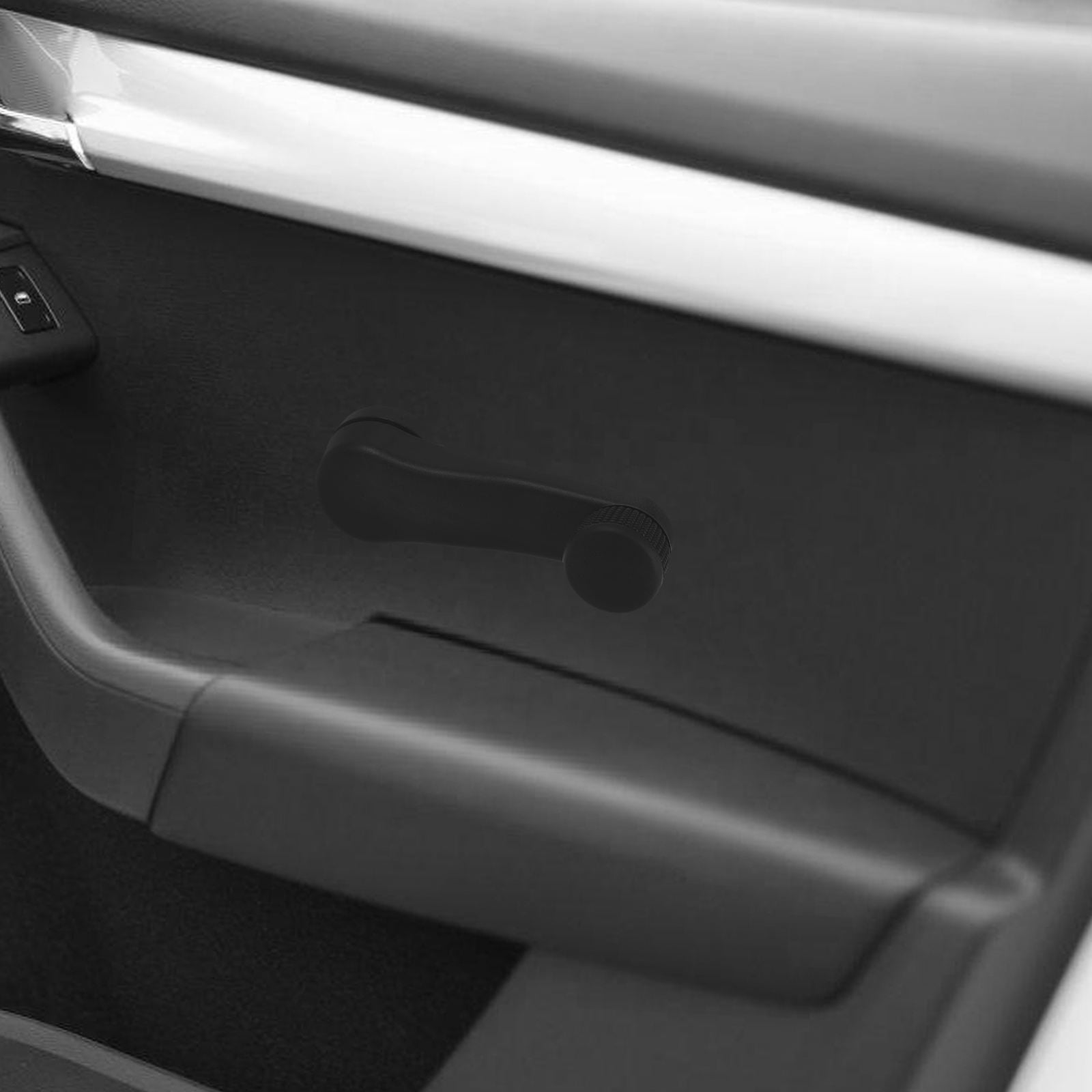 YUYUETIME 1 Pair Black Plastic Car Window Crank Handle for Truck Door ...