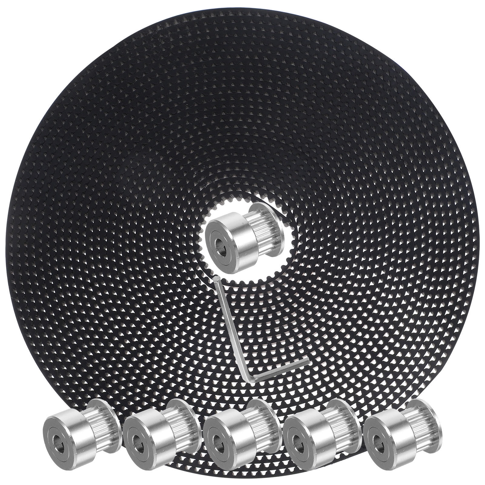 YUYUETIME 1 Set Black Metal Timing Pulleys for 3D Printing Prevent Belt ...