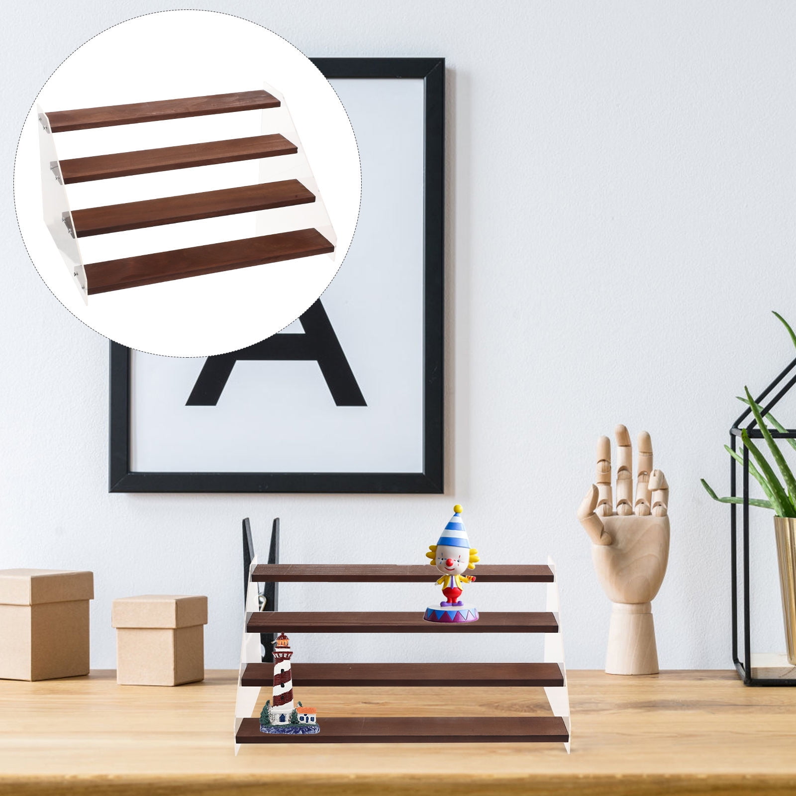 YUYUETIME 1 Set Multi Purpose Display Stands Model Show Acrylic ...