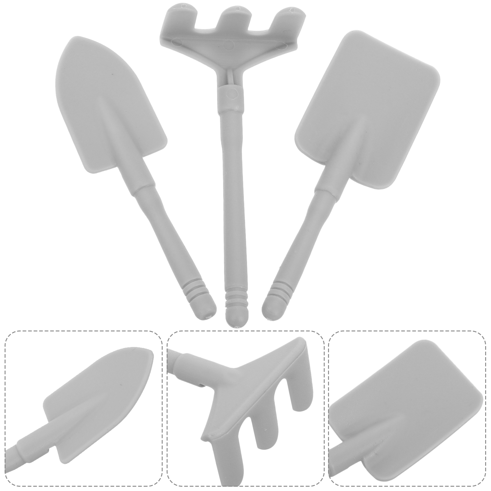 YUYUETIME 10 Set Garden Tools Compact Plastic Shovel Rake Spade for ...