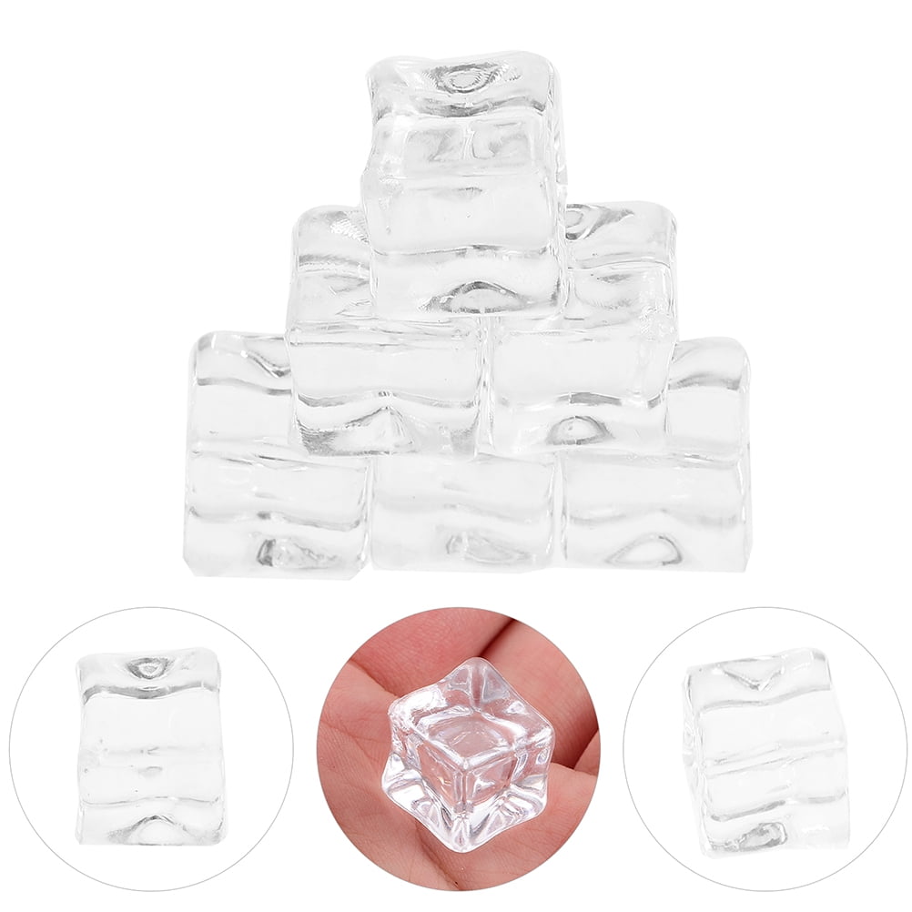 YUYUETIME 100Pcs Bauble Ice Cubes for Drinks Cooling and Photography ...