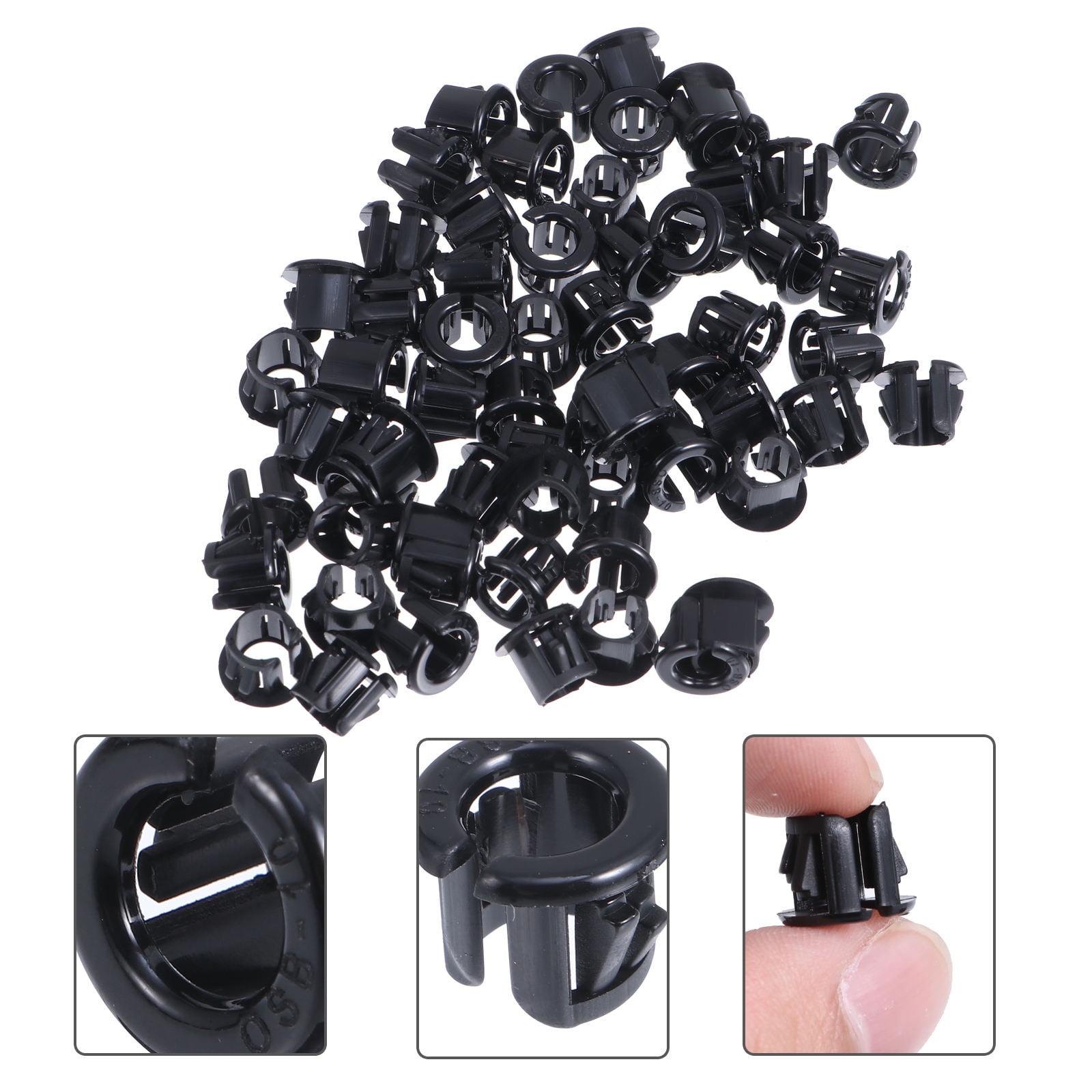 YUYUETIME 100Pcs Nylon Snap Bushings for Electrical Panel Bushing 0.5X0 ...