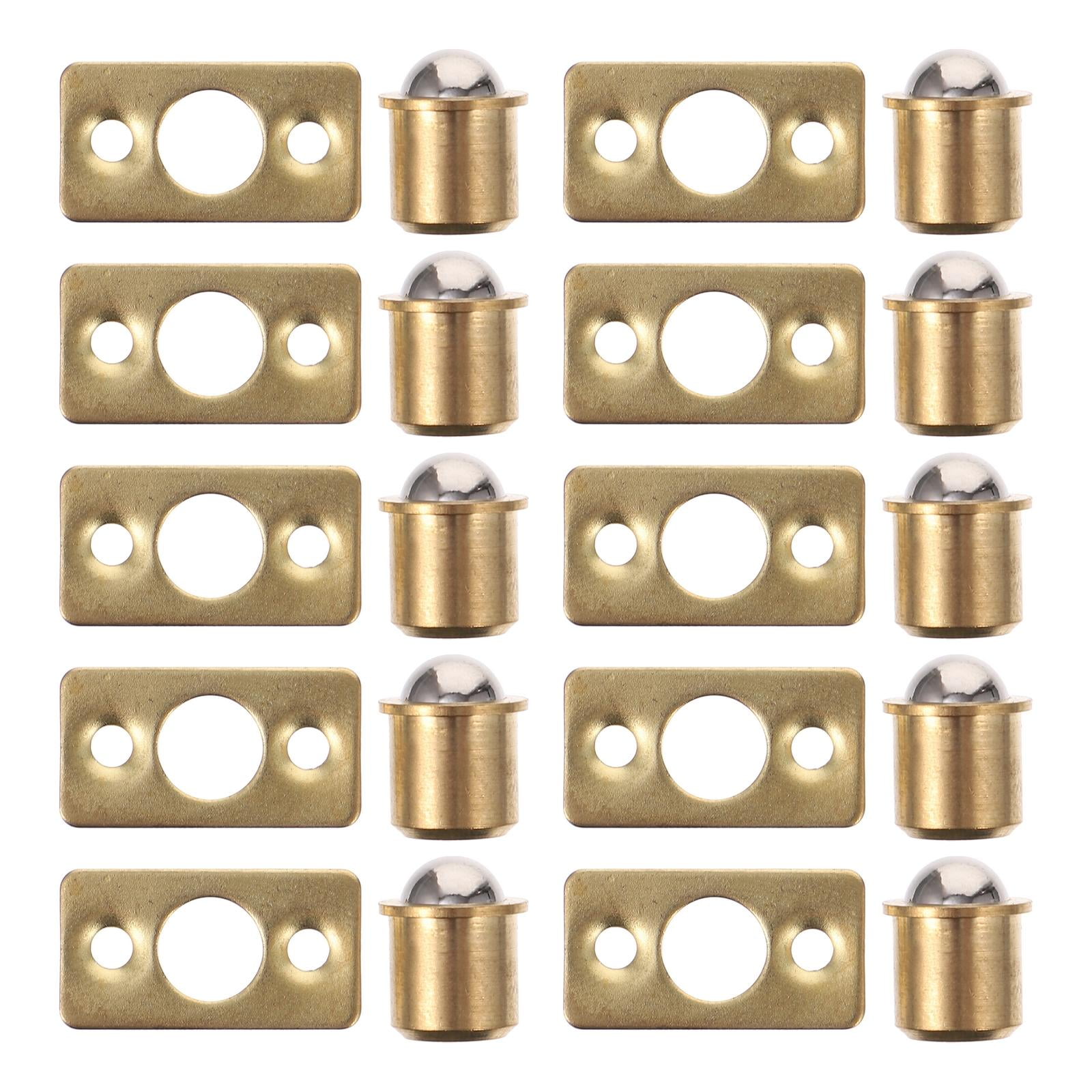 YUYUETIME 10Pcs Golden Round Door Ball Catch for Furniture Accessory ...