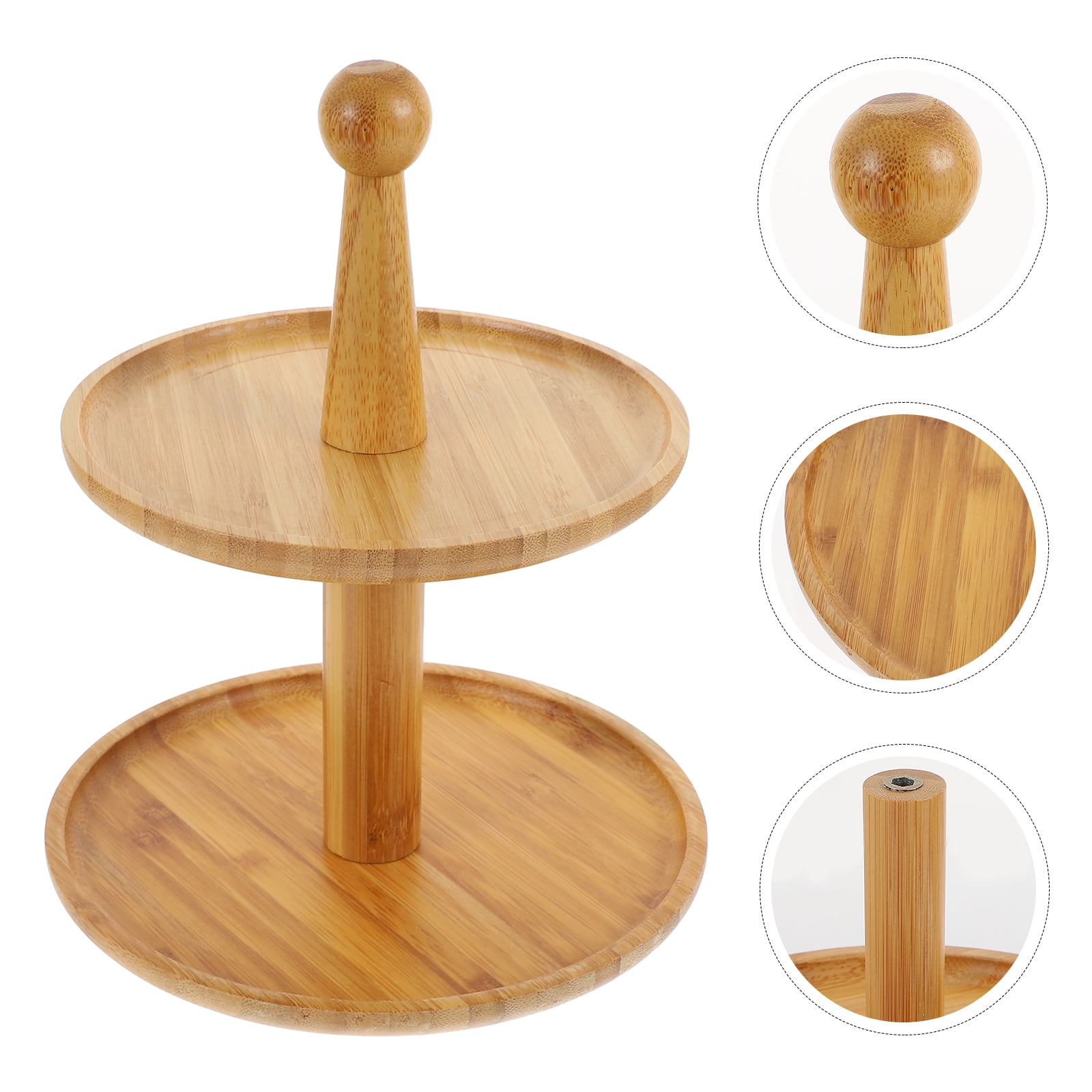 YUYUETIME 10Set Serving Platters Wood Color For Aesthetic Appeal In The ...