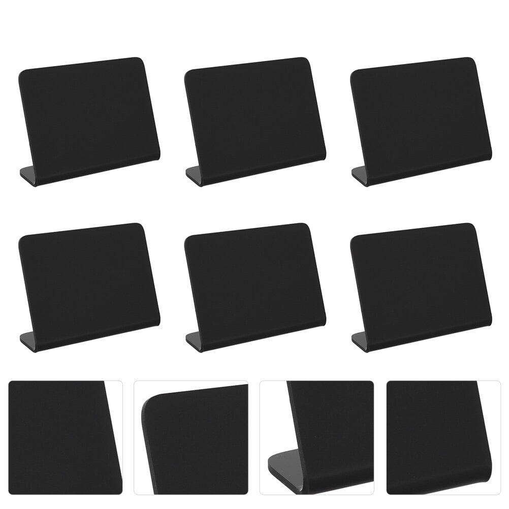 YUYUETIME 15Pcs Blackboard Decoration Acrylic L-shaped For Wedding ...