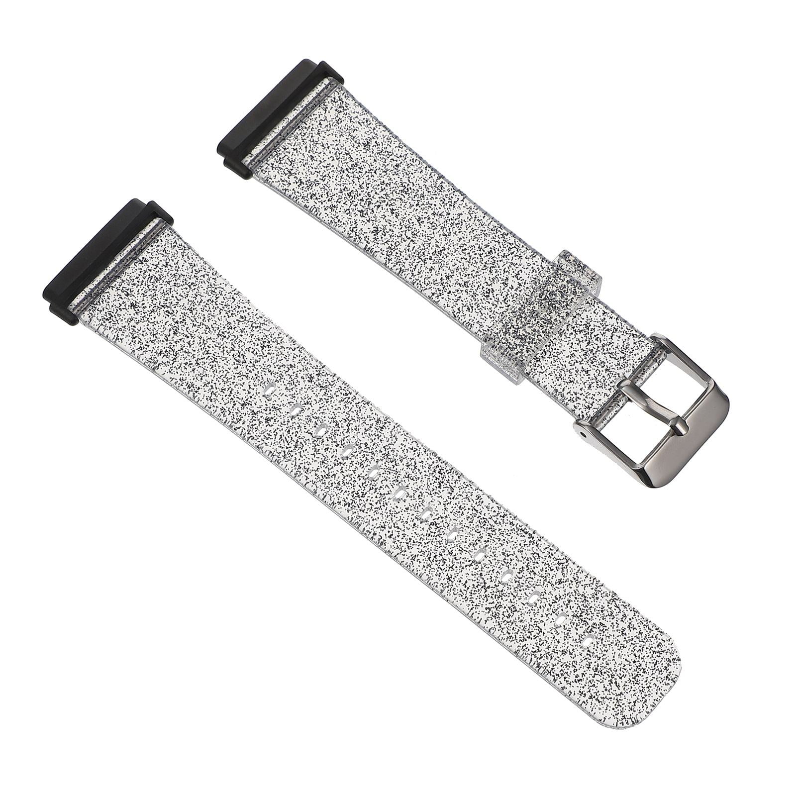 YUYUETIME Fashion Watchband Comfortable Wearing Black Silicone 1Pack 4 ...