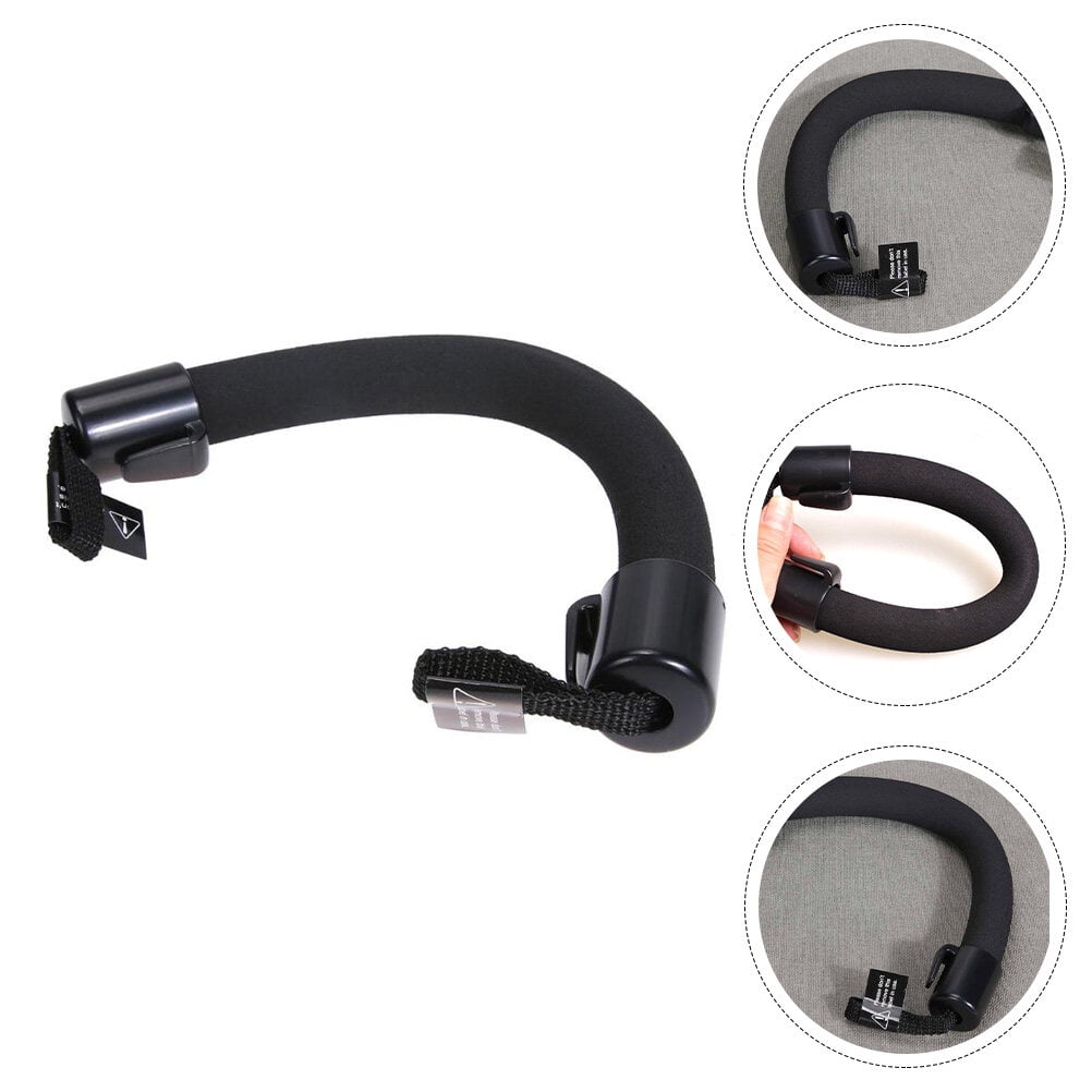 YUYUETIME 1Pcs Black Plastic Curved Safety Support Headrest Grab Handle ...