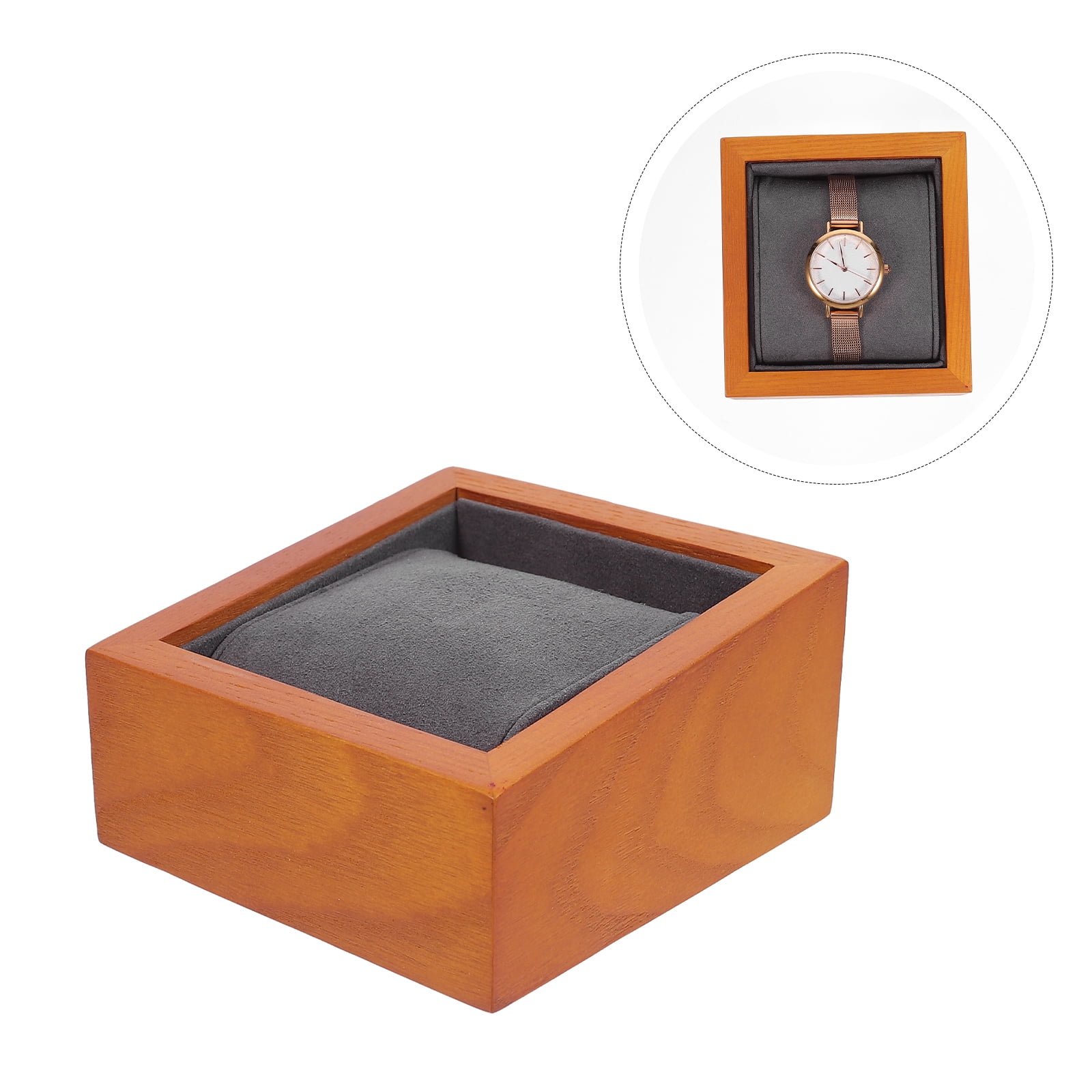 YUYUETIME 1Set Watch Holder Rack Watch Display Stand Grey Color Solid ...