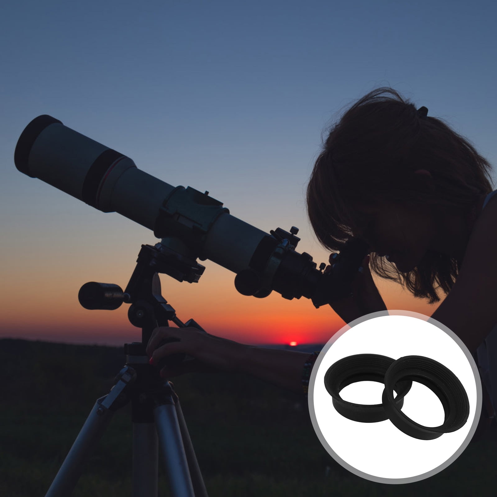 YUYUETIME 2Pcs Eyepiece Guards for Glare Reduction in Stargazing Sessions 4.00X4.00X1.60Cm ...