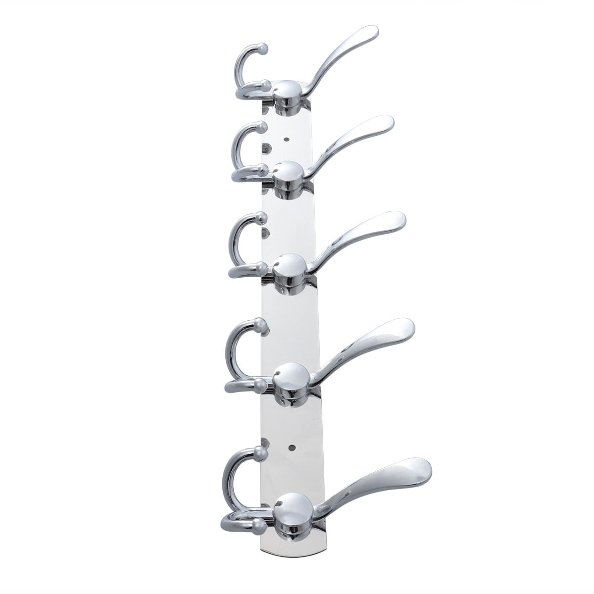 YUYUETIME Metal Wall Hook Rack Hook Rack Stainless Steel Silver 2Pcs ...