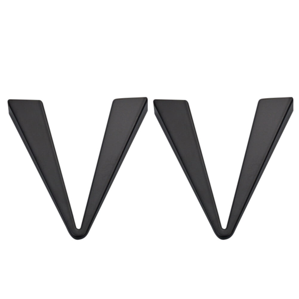 YUYUETIME 2Sets V-shape Cabinet Hardware for Room Renovation Black ...