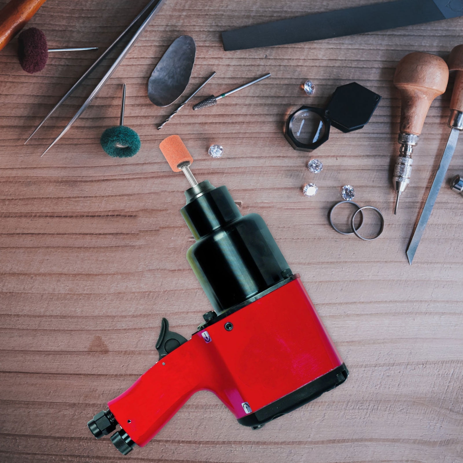 YUYUETIME 45Pcs Deburring Bit Sanding Tool Corundum Sanding Bits for ...