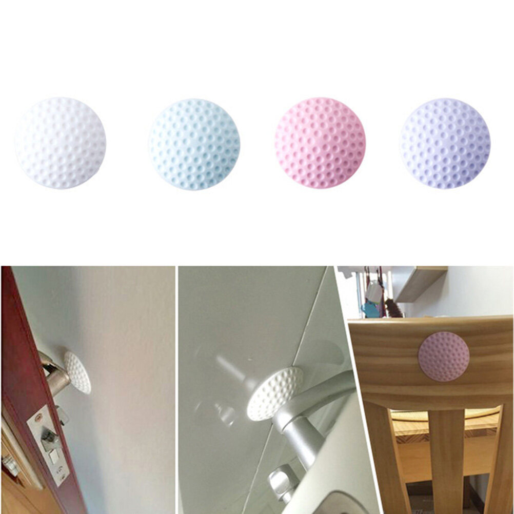 YUYUETIME 4Set Door Anti Collision Cover Wall Crash Pad Rubber Material ...