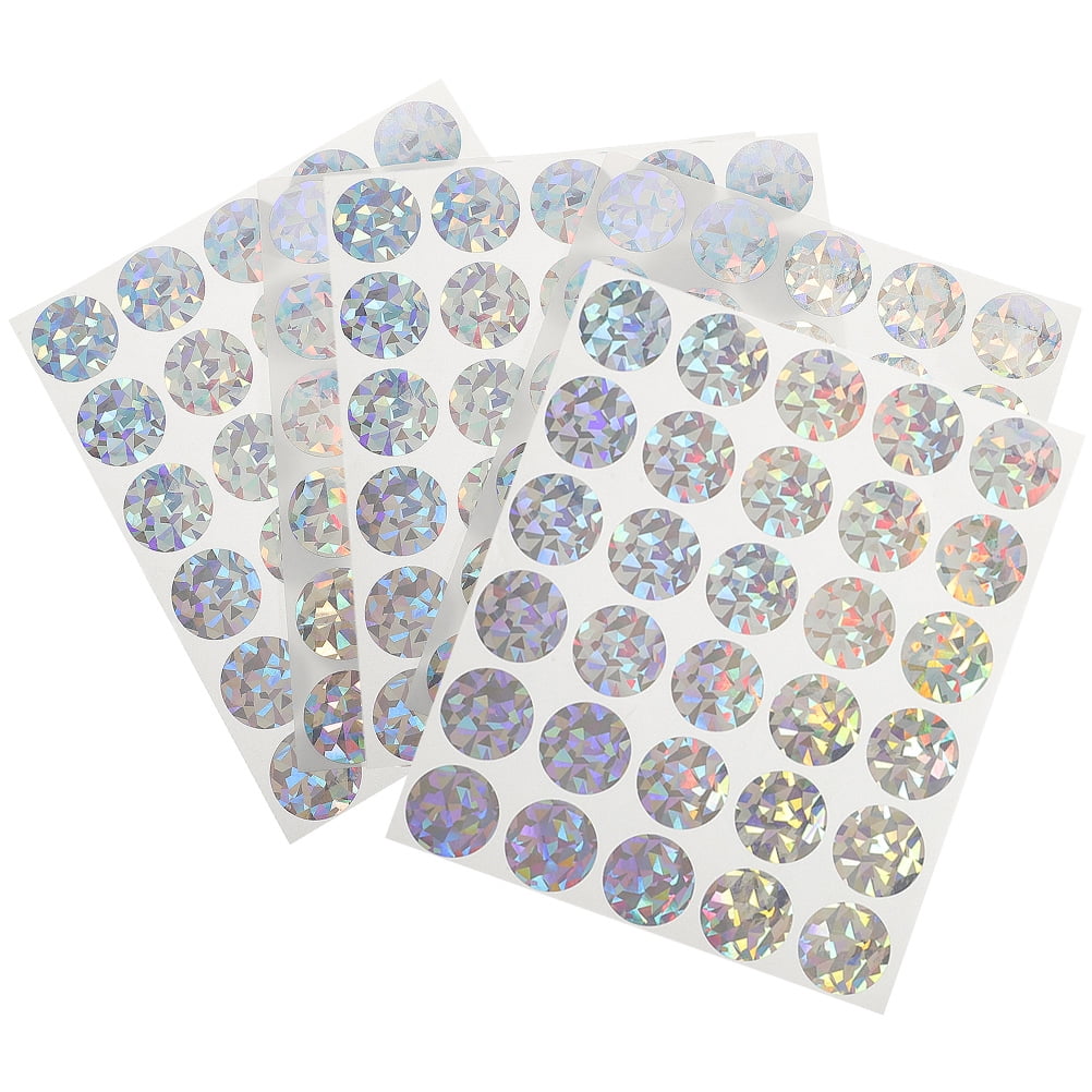 YUYUETIME 5Sheets Diy Crafting Scratch Off Stickers for Birthday Party ...