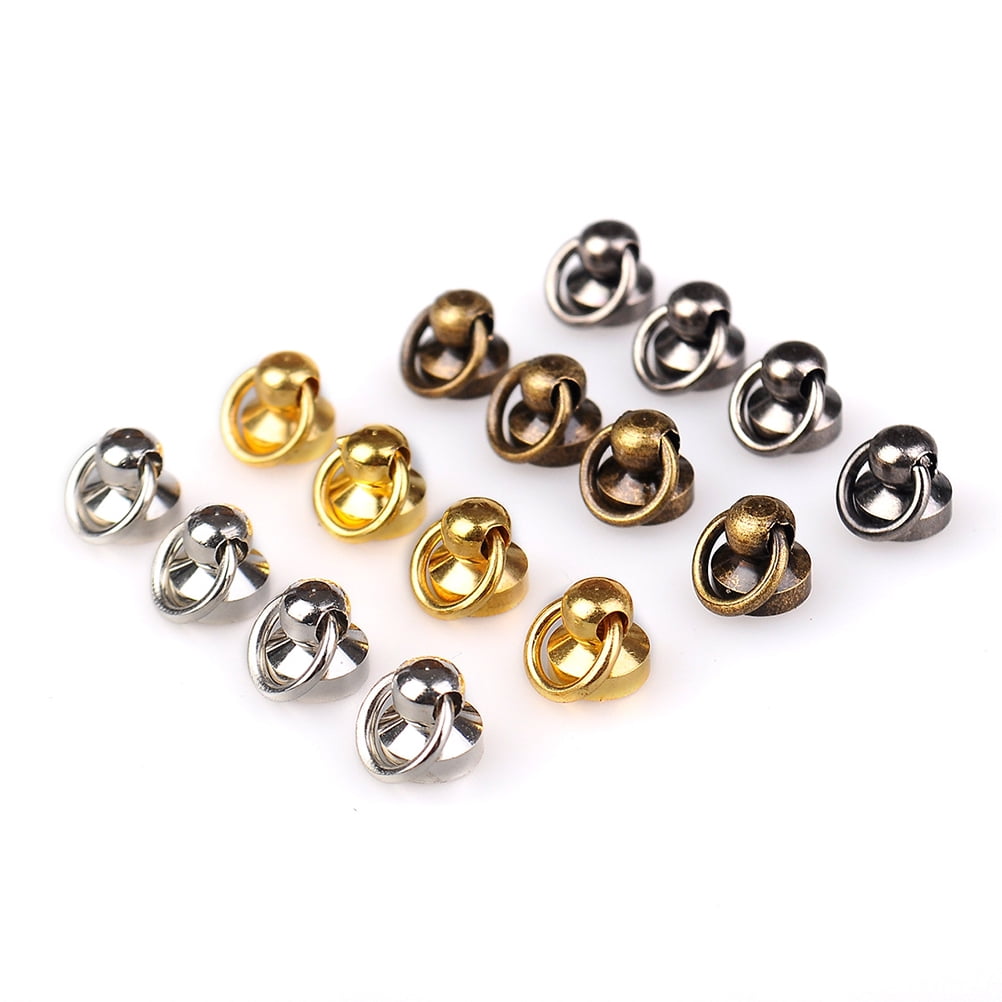 YUYUETIME Screw-Back Spike Rivet Studs Golden 6 Sets Diy Enthusiasts ...
