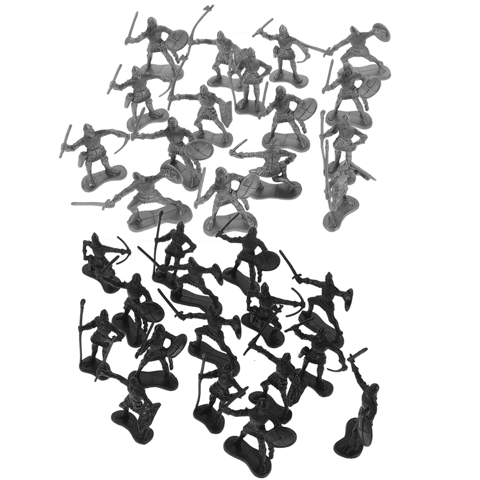 YUYUETIME 60Pcs Miniature Army Men for Educational Projects and ...