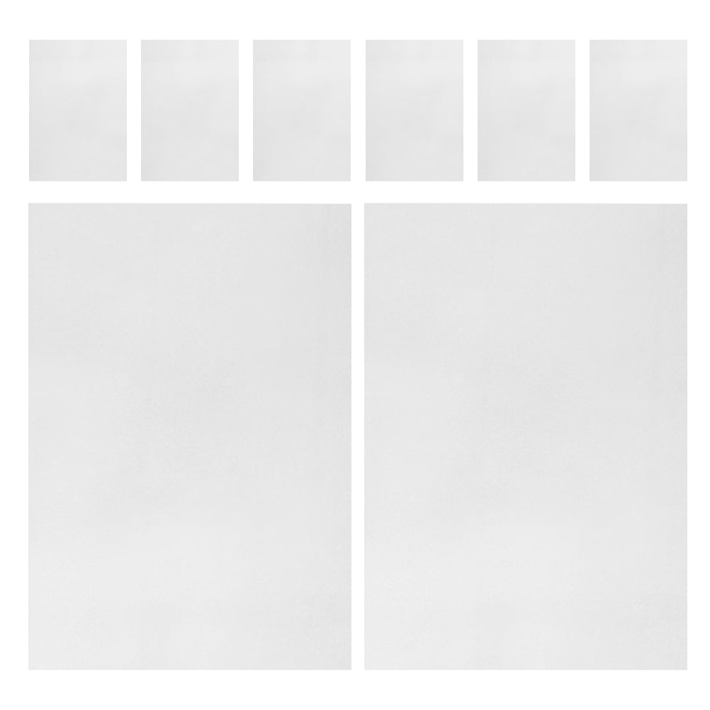 YUYUETIME 8Pcs Printable Shrink Plastic Sheets Transparent BOPS Glow in ...