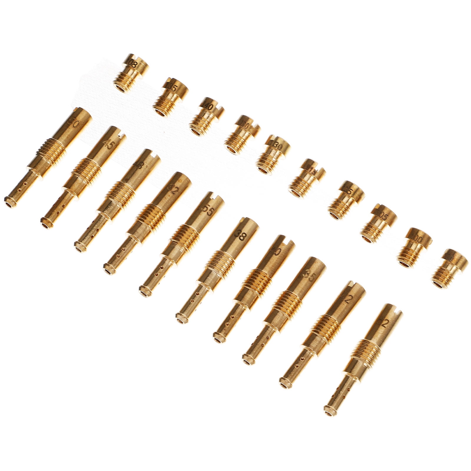 YUYUETIME Atv Utv Carburetor Jet Kit 1 Set 20 Pcs Copper Material for ...
