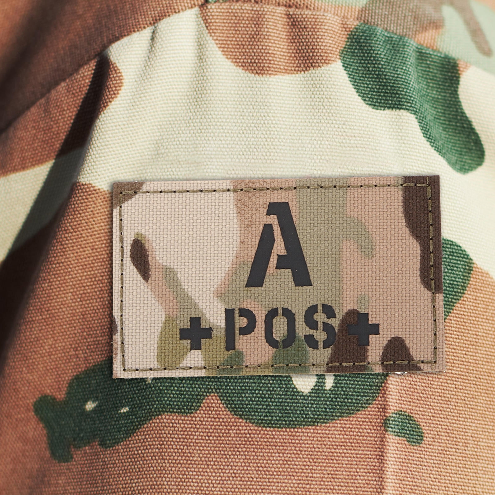 YUYUETIME Blood Type Patch with for Uniforms Camouflage Reflective ...