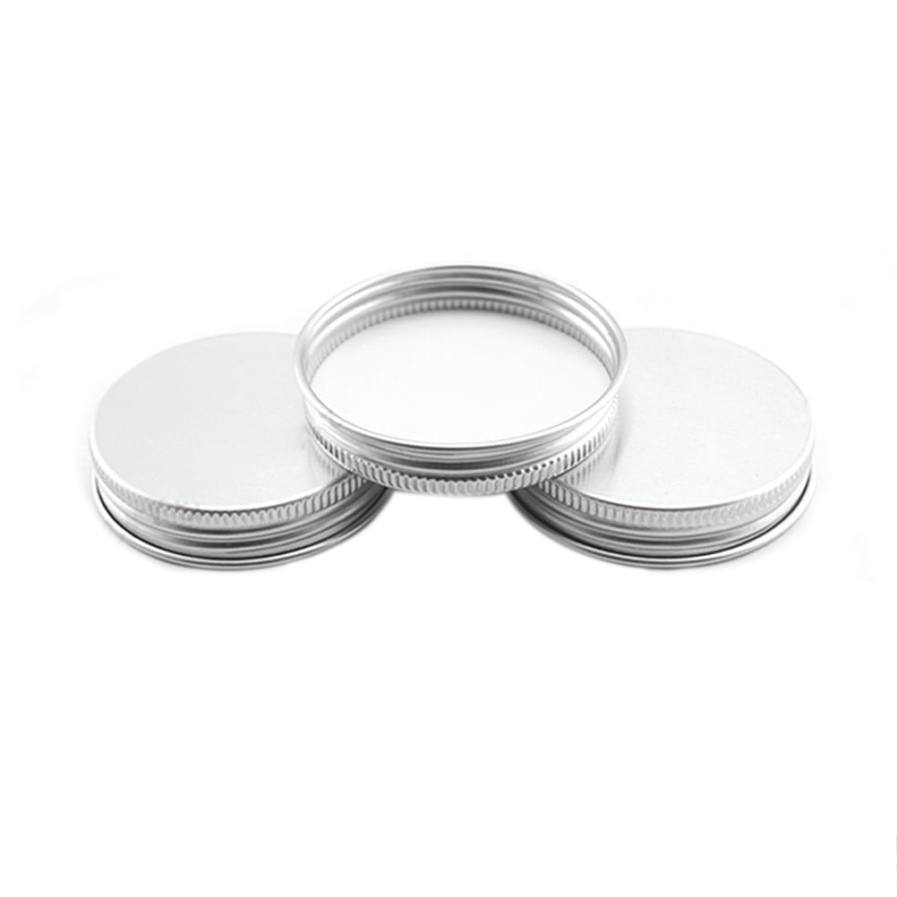 YUYUETIME Secure Jar Cap 16Pcs Mason Jar Lids Whorl Shape Aluminum ...