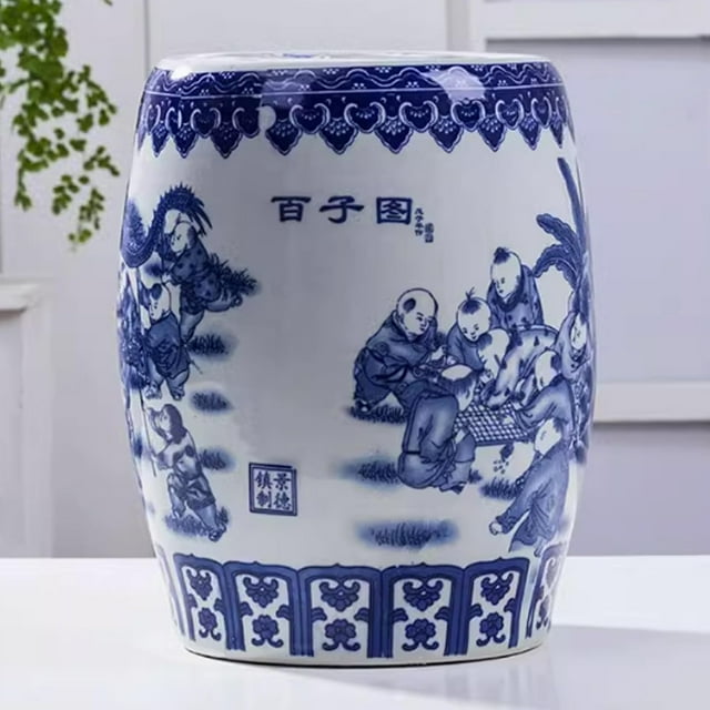 YVYKFZD Ceramic Rice Bucket, Food Storage Container with Lid, Ceramic ...