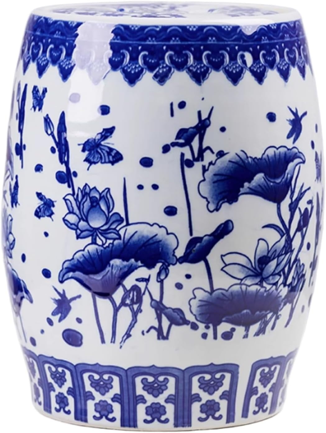 YVYKFZD Ceramic Rice Bucket, Food Storage Container with Lid, Ceramic ...