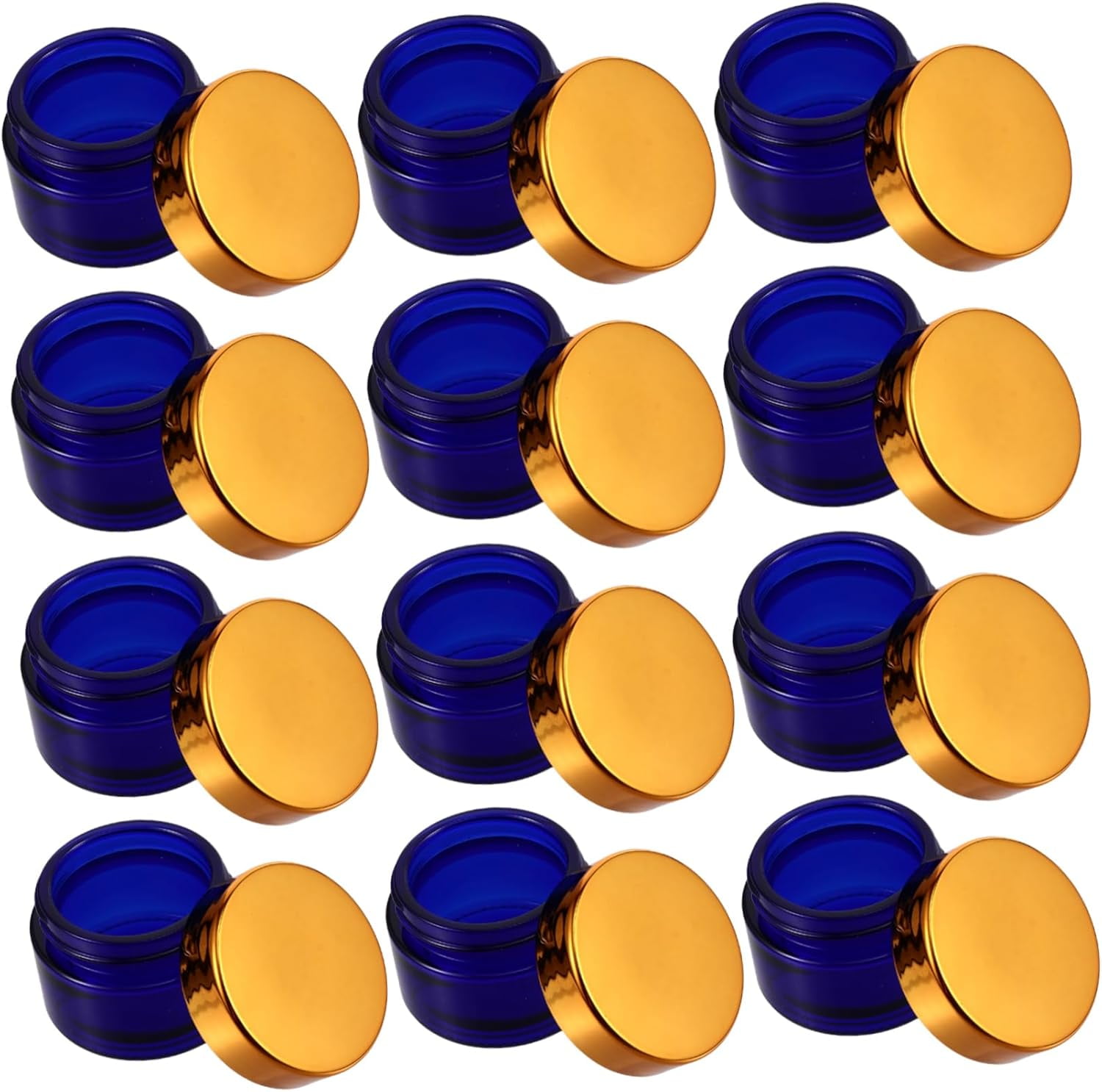 YW 12pcs Cream Bottle Small Lotion Container Refillable Empty Cosmetic ...