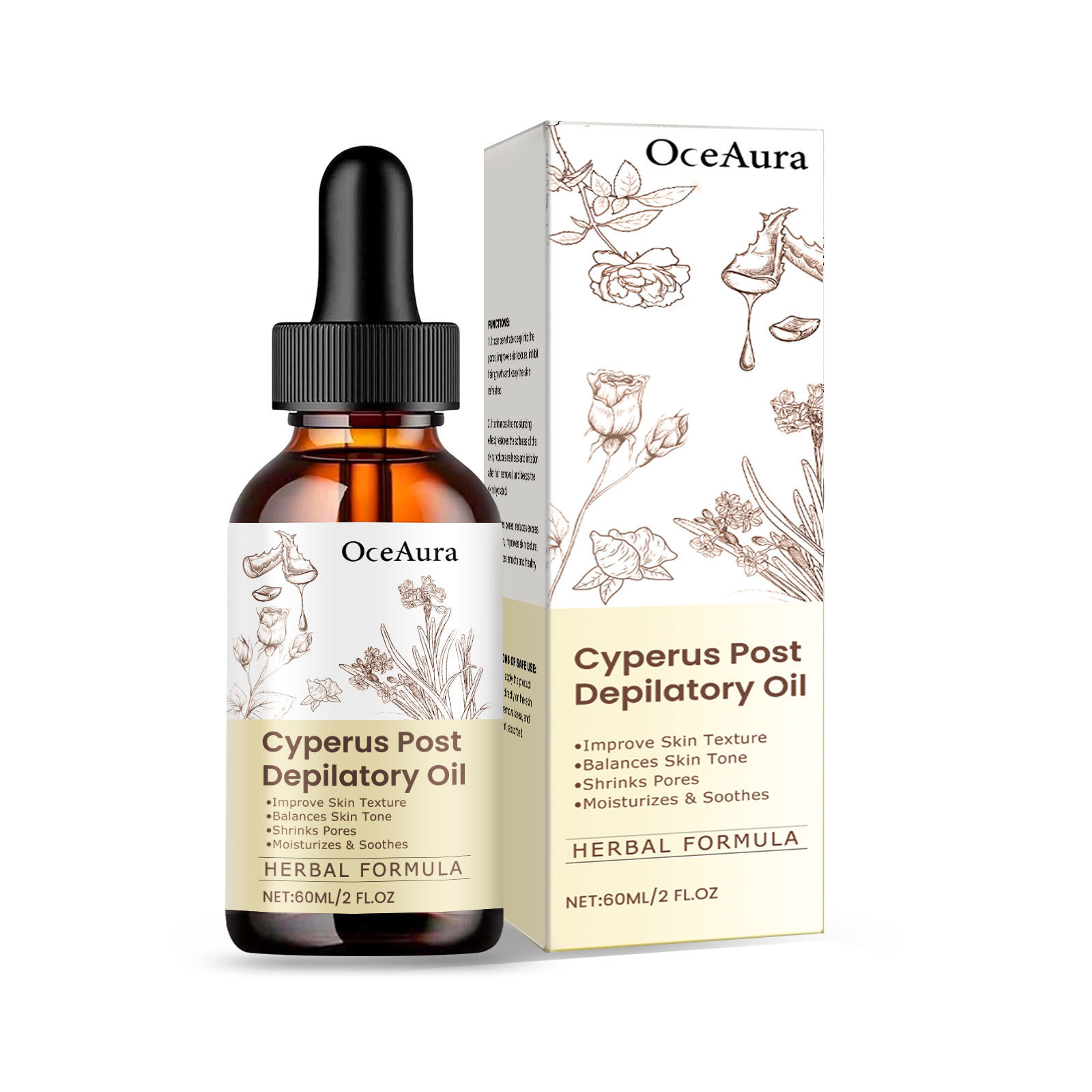 YWAN 100% Pure & Natural Cyperus Rotundus Oil, Gentle Reduces Unwanted ...