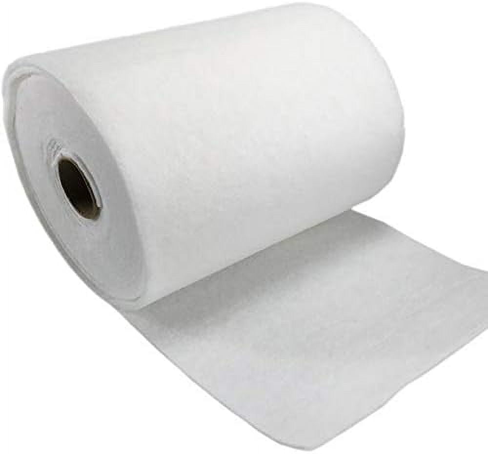 YWBL-WH 5M Non-Woven Fabric Roll, White Air Filter Cotton Primary ...