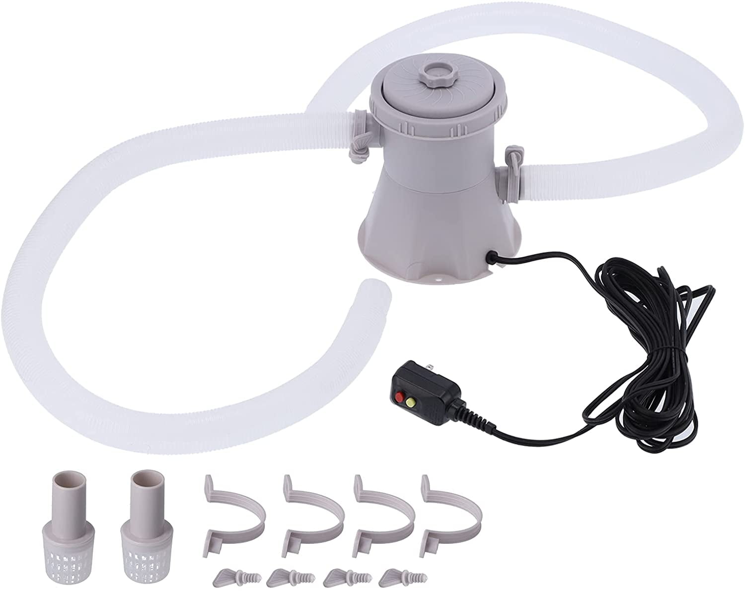 YWBL-WH Clear Filter Pump, Swimming Pool Cartridge Filters Ground Pool ...