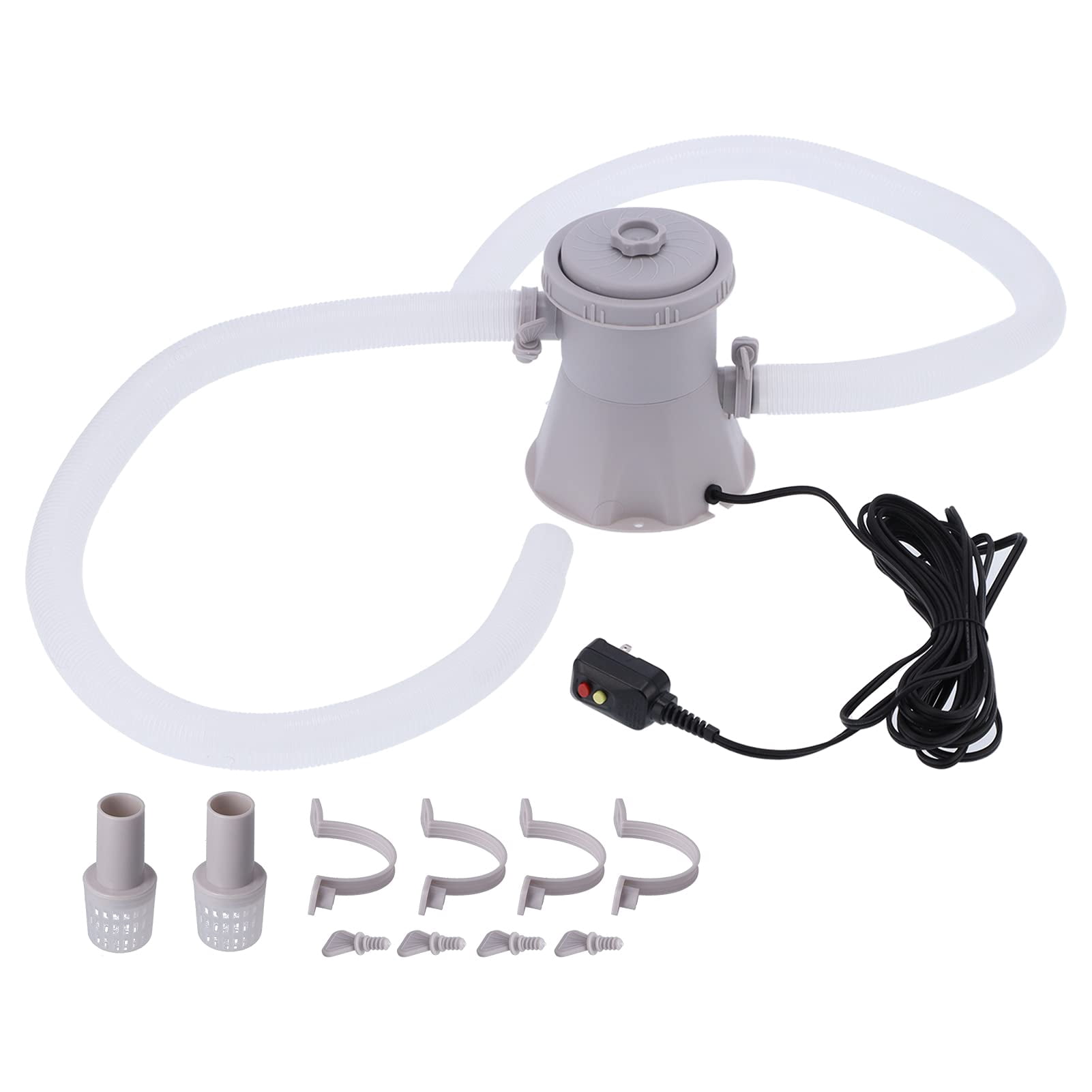 YWBL-WH Clear Filter Pump, Swimming Pool Cartridge Filters Ground Pool ...