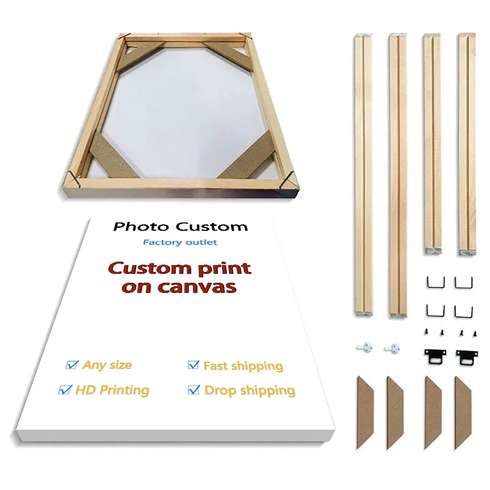 YWDECOR Custom Painting Canvas HD Print Customized Your Picture ...