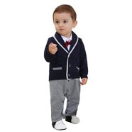 Bilo Baby Boy Sheriff Cowboy Overalls, Hat and Handkerchief 3-pc (6-12 ...