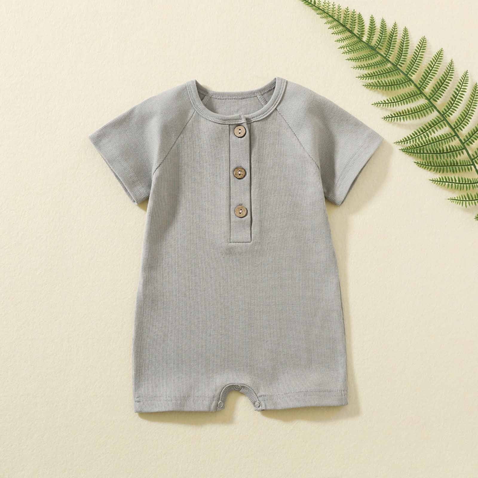 YWDJ Baby Outfit Sets Newborn Boy Toddler Baby Girls Boys Short Sleeve ...